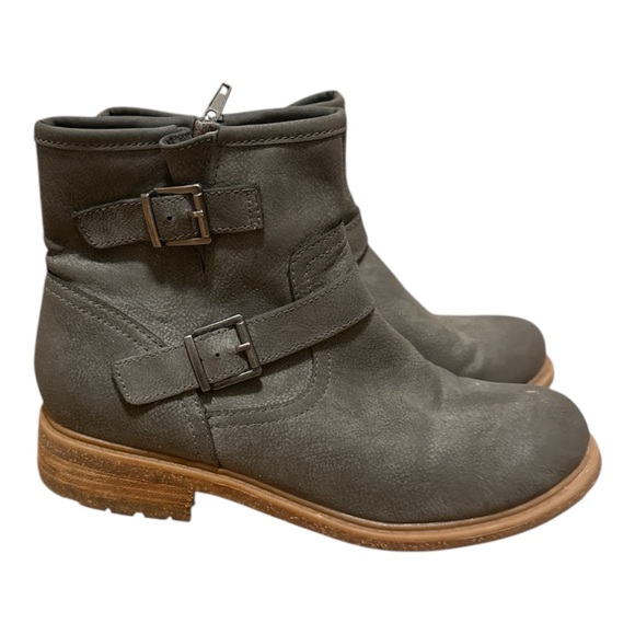 b.o.c. | Shoes | Boc Womens Gray Ankle Leather Boots Size 8 | Poshmark